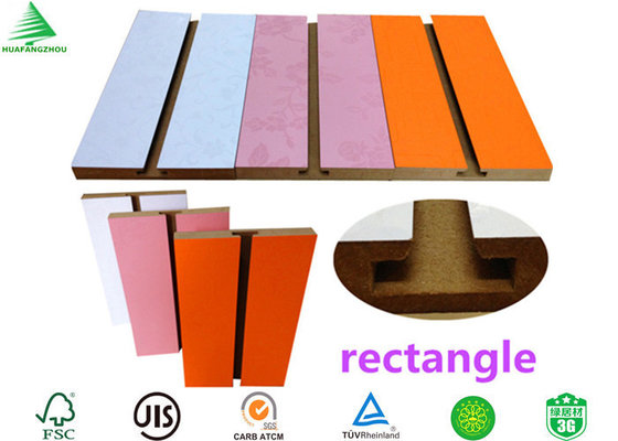 China factory hot sale 4'X8' decoration panel for shoe store white melamine slatwall panels