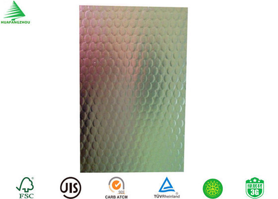 E1 1220X2440X18MM cupboard cheap metal faced mdf
