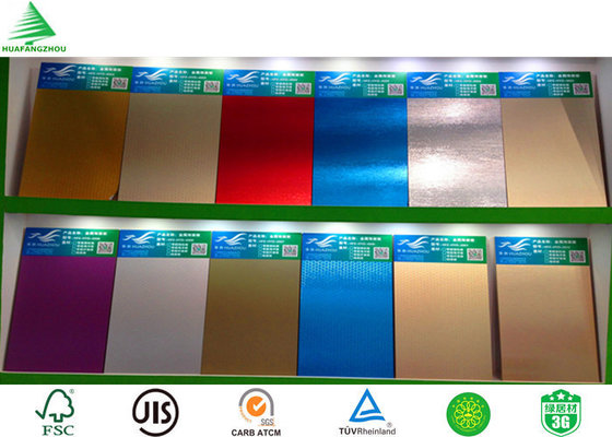 E1 1220X2440X18MM cupboard cheap metal faced mdf