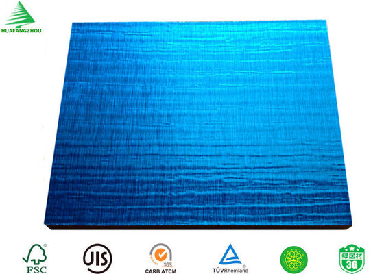 Decorative interior aluminium sheet faced mdf wall board