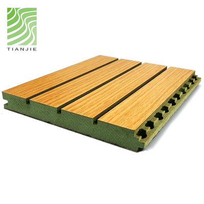 Classroom Fire Retardant And Eco-friendly Wool Acoustic Panels Solid Wood MgO Plywood MDF Grooved Acoustic Wood Panels