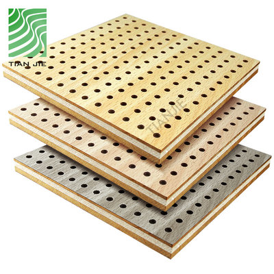 Tianjie Auditorium Eco - Friendly Noise Attenuation Acoustic Panels Acoustic Wall Perforated Wooden Panels