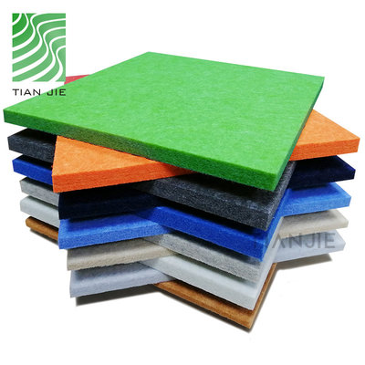 Tianjie Acoustic Panels Polyester Fiber Eco-friendly Sound Absorbing Decorative Wall Pet Acoustic Panel