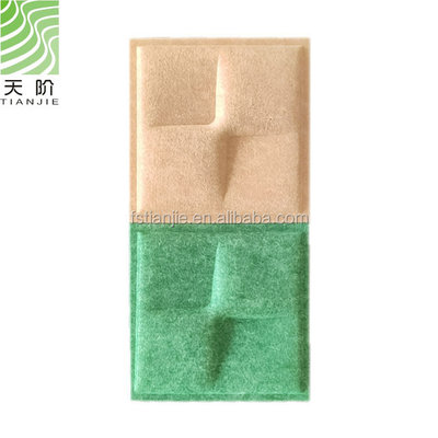 Sound Absorption Tianjie Acoustic Panels Pet Hexagon Polyester 3d Highly Effective Decorative Acoustic Felt Wall Panels