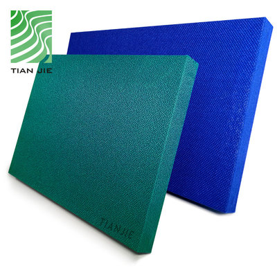 Tianjie Acoustic Panels 24mm Compression High Density Fiberglass Cloth Flame Retardant And Eco-Friendly Echo Absorber