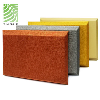 Fire Retardant and Eco-friendly Tianjie Industrial Hexagon White Fabric Acoustic Panels Custom Printed Acoustic Panels