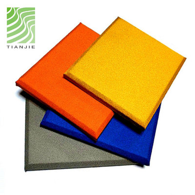 Fire Retardant and Eco-friendly Tianjie Industrial Hexagon White Fabric Acoustic Panels Custom Printed Acoustic Panels