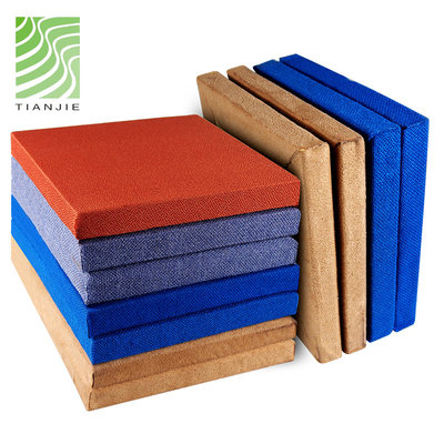 Fire Retardant and Eco-friendly Tianjie Industrial Hexagon White Fabric Acoustic Panels Custom Printed Acoustic Panels