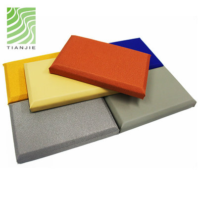 Modern Tianjie Design Fabric 25mm Acoustic Panels Fire Retardant And Eco-friendly Decoration Office Acoustic Panels For Gym