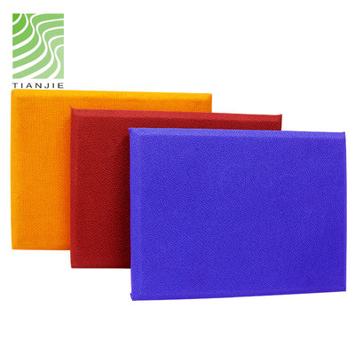 Tianjie Acoustic Wall Panels Soundproof Wall Decor Studio Decoration Leather Waterproof Fireproof and Eco-friendly Fabric