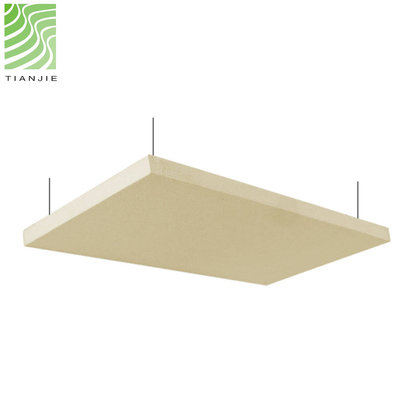Chinese Tianjie Acoustic Panels Factory Felt Polyester Panel Gray Sound Absorbing Foam 3d Polyester Sound Absorbing Panel