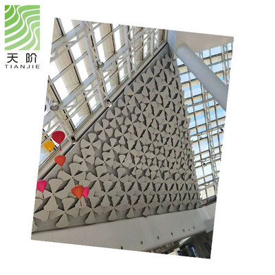 Artistic Ceilings Factory Wholesale Sound Insulation Soundproofing Curved Heat Insulation Wooden Ceiling Acoustic Panels