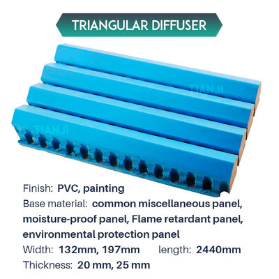 Tianjie Acoustic Panels Factory Traditional Opera Houses Concert Halls Recording Halls msl dispersion wooden panel acoustic diffuser panel
