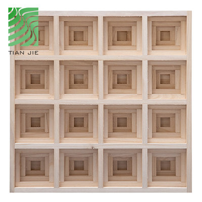 Traditional 3d Solid Wood Acoustic Panels Wall Panels Wool Acoustic Diffuser Panel Horizon