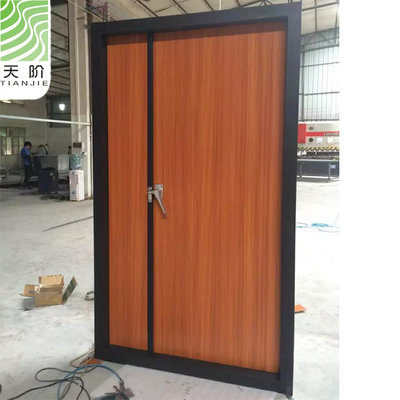 Tianjie Acoustic Panels Factory Double Leaf Fire Retardant Steel Fire Rated Swing Door for Warehouse and Construction Soundproof Acoustic Door