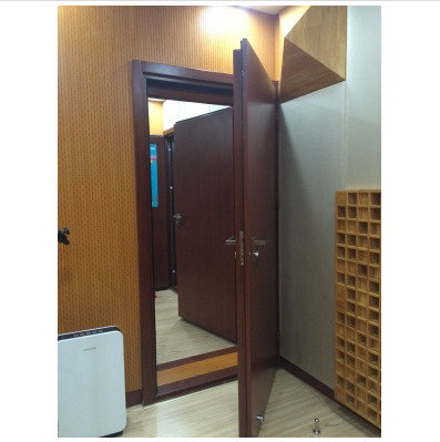 Tianjie Acoustic Panels Factory Double Leaf Fire Retardant Steel Fire Rated Swing Door for Warehouse and Construction Soundproof Acoustic Door