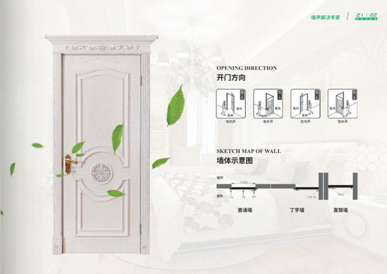 Tianjie Factory Acoustic Panels Traditional Double Fire Steel Sheet Fire Rated Door for Warehouse and Construction Soundproof Acoustic Door
