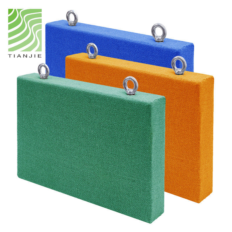 Modern High Density Fiberglass Acoustic Panels Noise Absorbing Wall Muffler Polyester Silencer