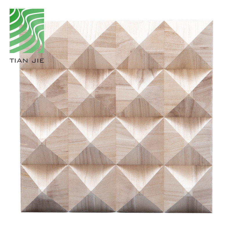 Traditional Soundproof Panels Recording Room Diffusers Solid Wood 3d Panels Soundproof Wooden Acoustic Diffuser