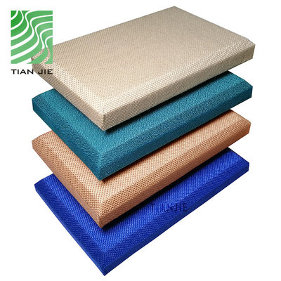 Tianjie Acoustic Wall Panel Villa Office Hotel Acoustic Panels Of High Quality 3d Flame Retardant And Eco-friendly Luxury Decorative Fabric