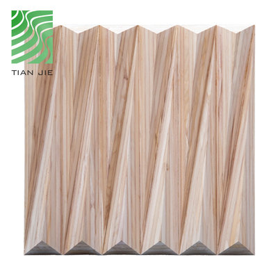 Modern Wooden Acoustic Panels Solid Wood Diffuser Hanging Acoustic Panel For Recording Room