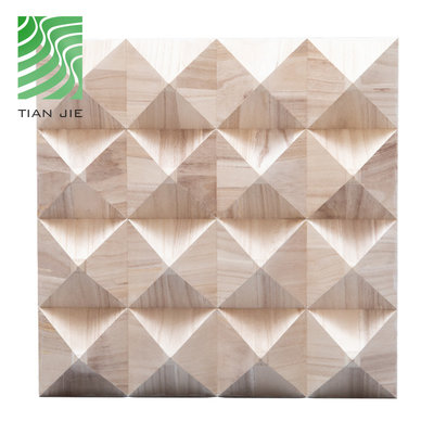 Traditional Soundproof Panels Recording Room Diffusers Solid Wood 3d Panels Soundproof Wooden Acoustic Diffuser