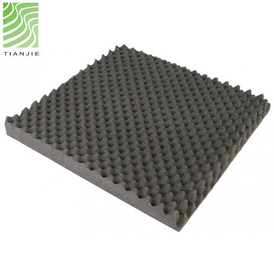 25*25 Tianjie Eco-friendly Acoustical Wedges Panels Adhesive Cheap Sound Proof Foam Sheets For Studio
