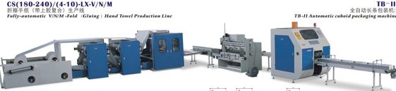 China Plastic Film Facial Tissue Production Line 6000 Sheets Per Min supplier