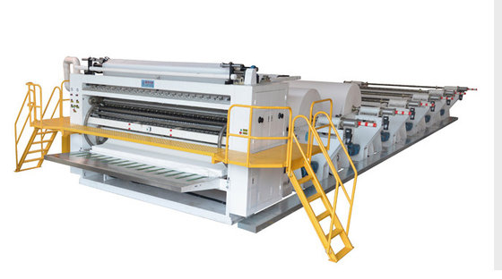 China Soft Pack Facial Tissue Machine 300meter Per Min with Embossing Printing supplier