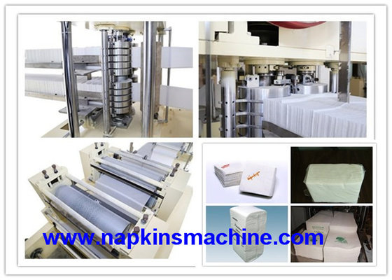 China High Speed 2 Layer Napkin Folding Machine To Produce Napkin Tissue supplier
