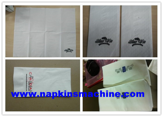 8 Fold Vacuum Paper Napkin Machine , Facial Tissue Napkin Machine supplier