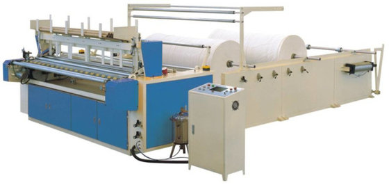 Automatic Laminated Toilet Paper Making Machine , 3 In 1 Roll Rewinding Machine supplier
