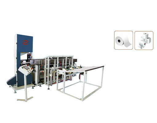 Automatic Band Saw Cutting Machine for Toilet Roll 120 Cuts Per Min supplier