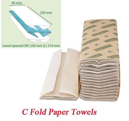 Two Lane C Fold Paper Towel Making Machine 100 Meter Per Min , Automatic Counting supplier