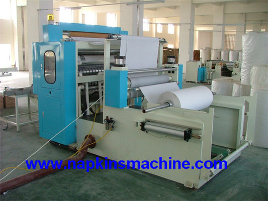 Vacuum Absorbing M Fold Paper Towel Printing Machine , PLC Computer Controller supplier