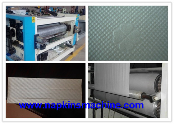 Embossing Laminated Paper Towel Making Machine , Hand Paper Towel Folder Machine  supplier