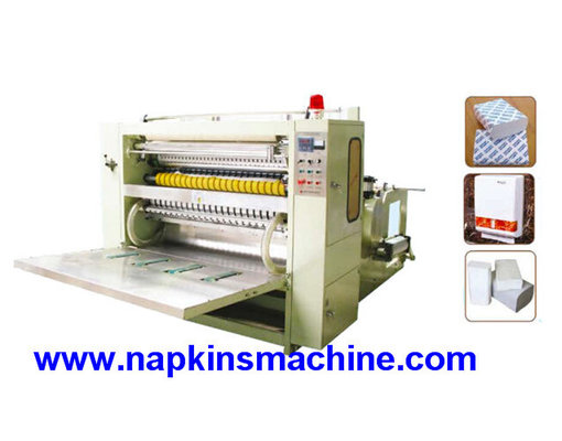 High Speed Facial Tissue Machine With Embossing / Counting Unit And Cutting supplier
