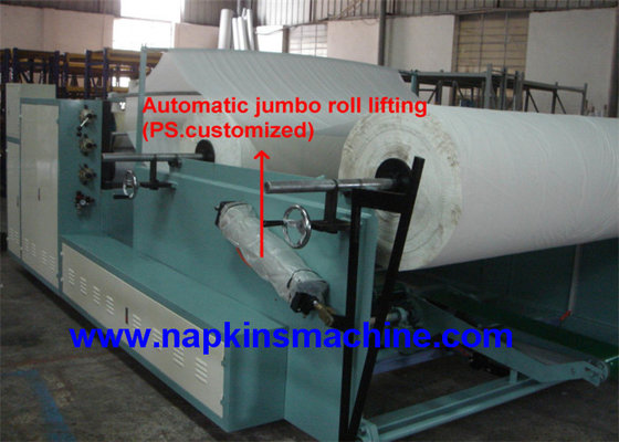 Full Automatic Paper Roll Slitting Rewinding Machine For Napkin / Facial Tissue supplier