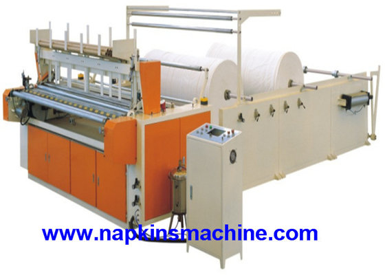Coloured Toilet Paper Making Machine , Toilet Paper Converting Machine supplier