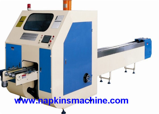 High Precision Toilet Paper Roll Log Cutting Machine , PLC Program Control supplier