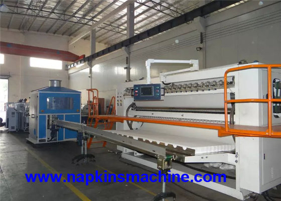 Full Auto Box Drawing Facial Tissue Production Line With Paper Cutting Machine supplier