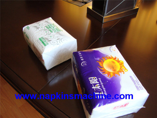Full Auto Box Drawing Facial Tissue Production Line With Paper Cutting Machine supplier