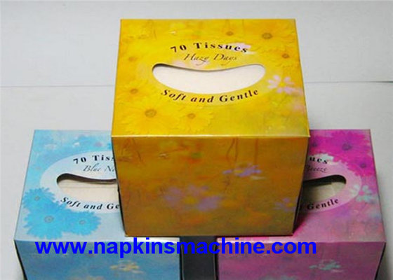 Carton Box Packing Facial Tissue Production Line With Log Saw Cutting Machine supplier