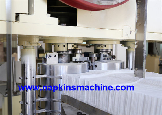 Two Line Laminated Paper Napkin Machine with Embossing and Eight Folding supplier