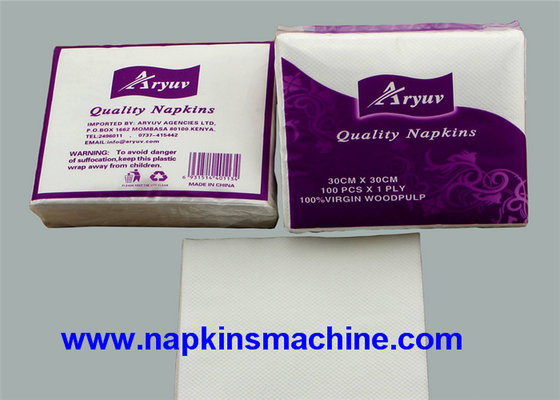 4 Folding Two Deck Napkin Making Machine with 2 Color Printing supplier