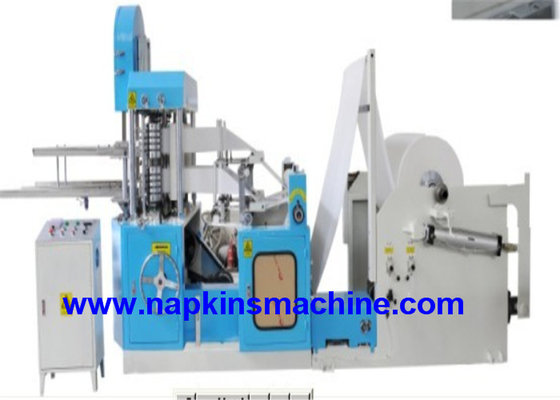 Recycling 2 Deck Tissue Paper Making Machine / Napkin Packing Machine supplier