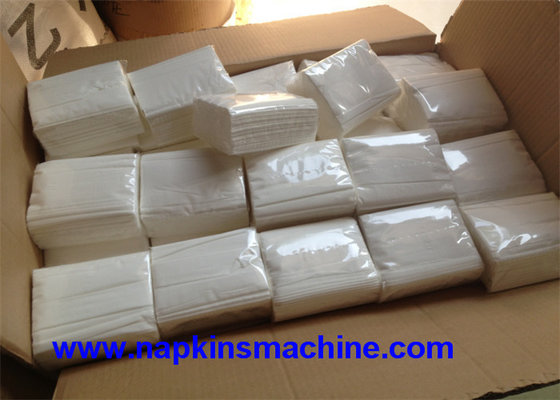Recycling 2 Deck Tissue Paper Making Machine / Napkin Packing Machine supplier