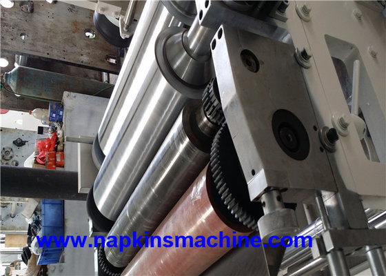 Sanitary Napkin Making Machine With Color Printing , Napkin Folding Machine supplier