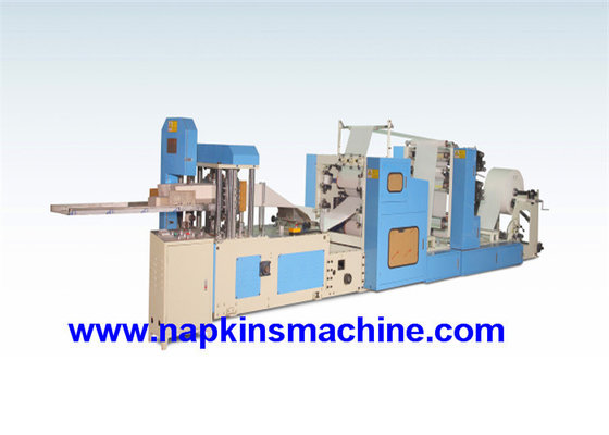 Automatic Tissue Roll Paper Napkin Folding Machine / Serviette Making Machine supplier