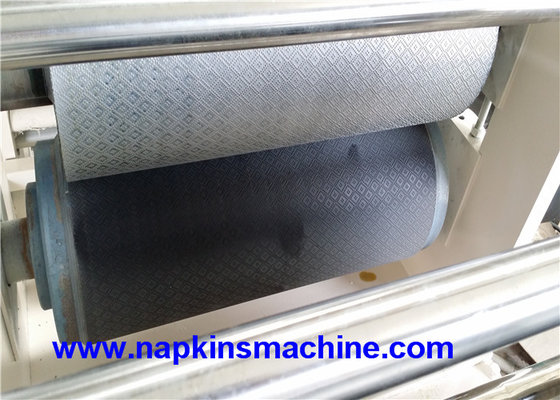 Automatic Tissue Roll Paper Napkin Folding Machine / Serviette Making Machine supplier